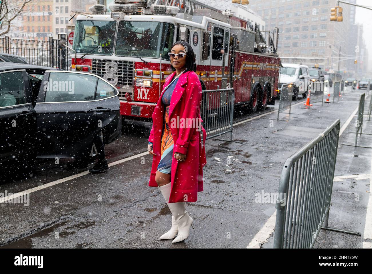 New York, New York, USA. 13th Feb, 2022. MORGAN FITZPATRICK of ...