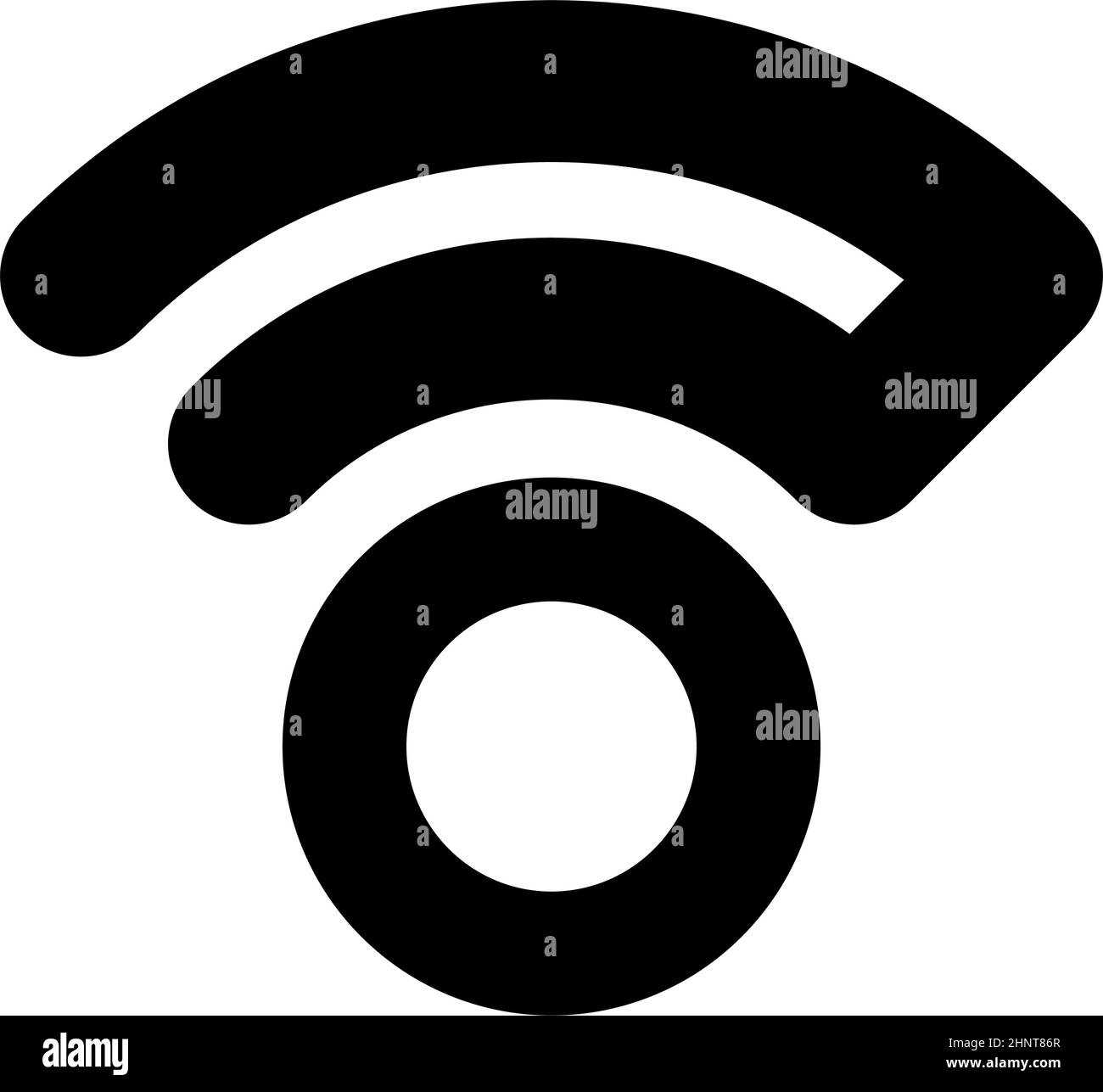 Wireless, cordless signal, internet, wifi shape icon, symbol - stock ...