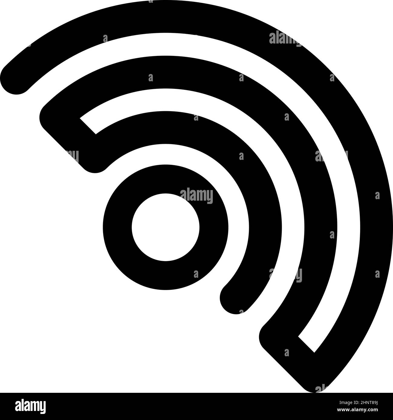 Wireless, cordless signal, internet, wifi shape icon, symbol - stock ...