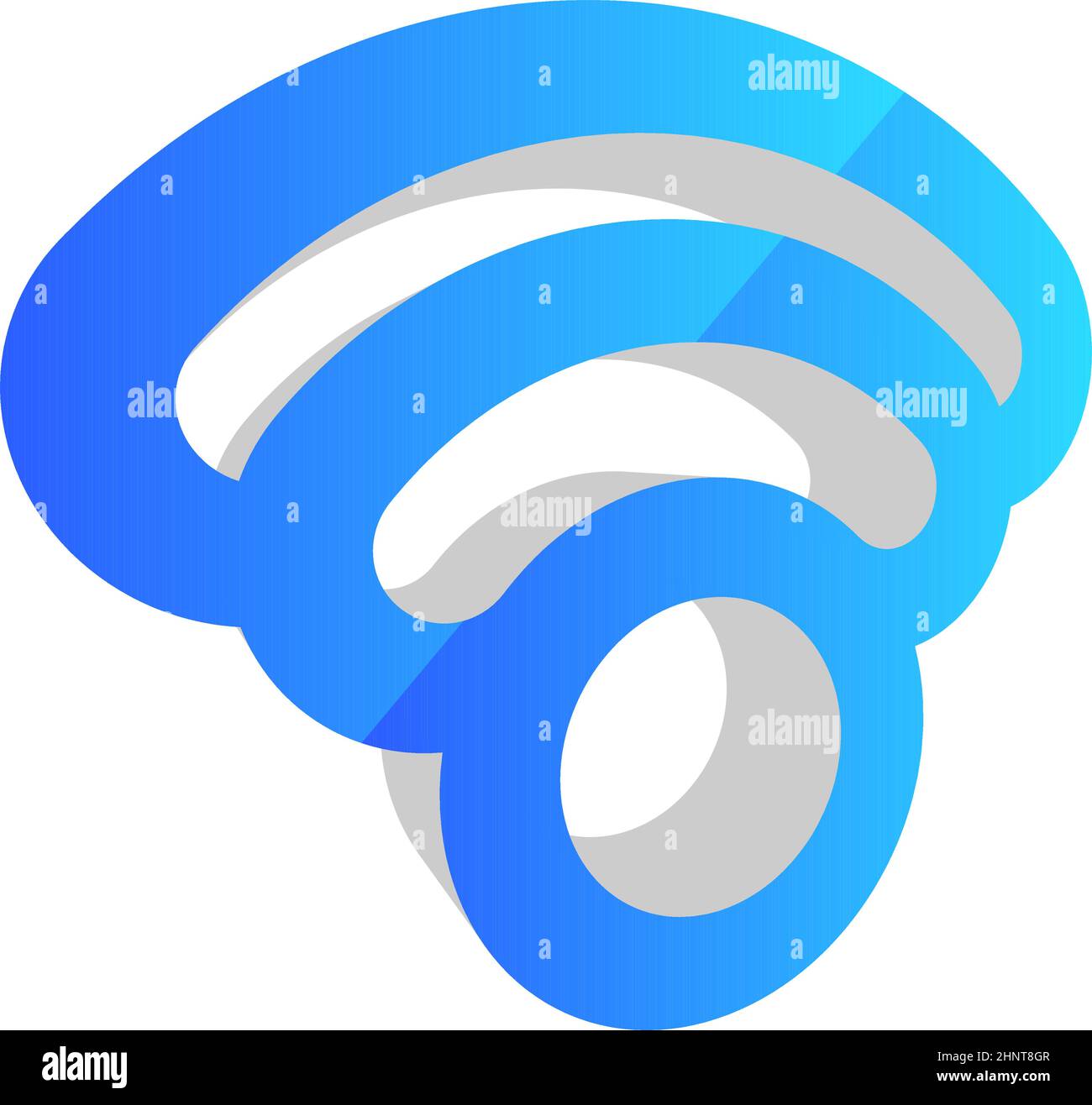Wireless, cordless signal, internet, wifi shape icon, symbol - stock ...