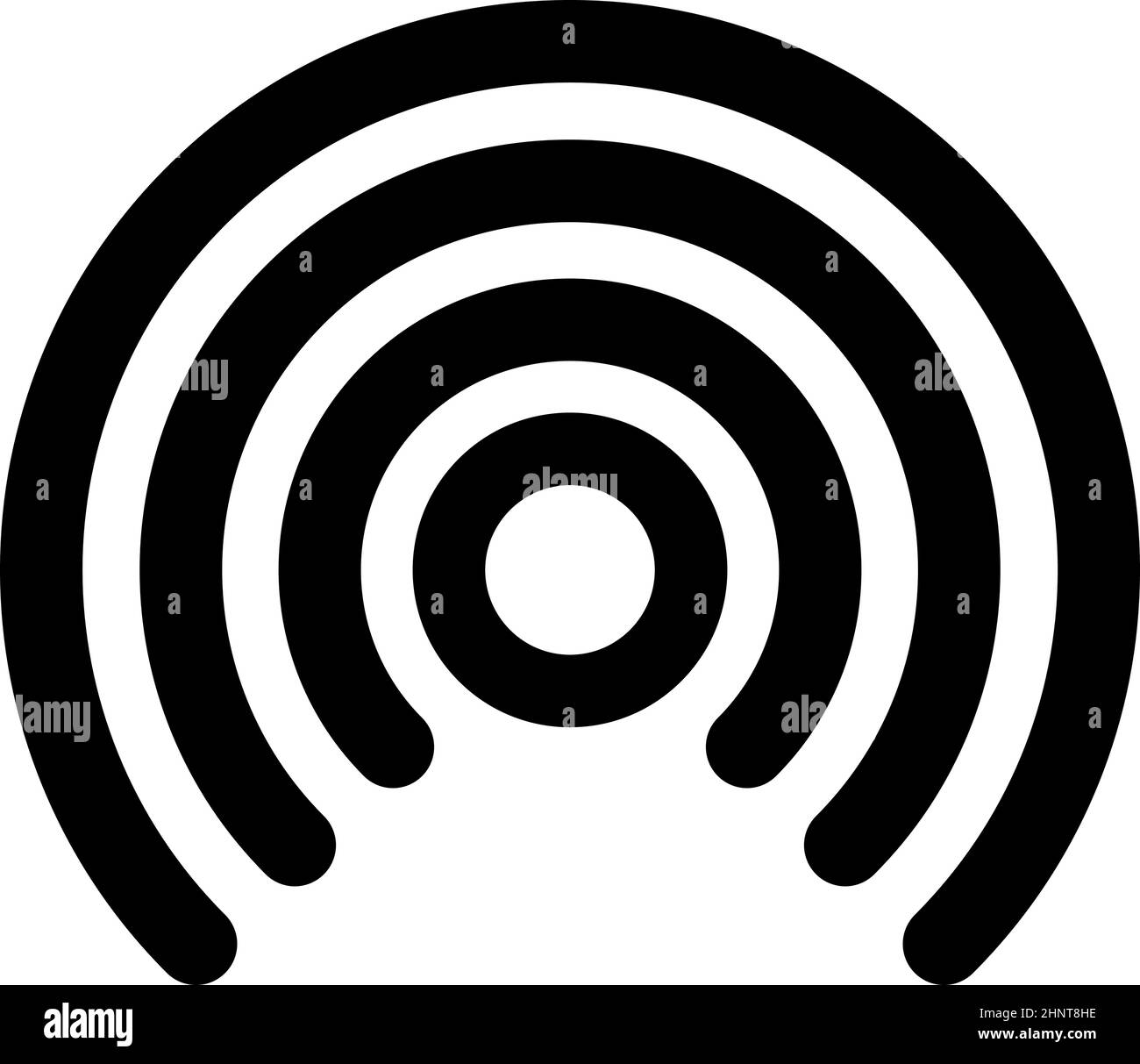 Wireless, cordless signal, internet, wifi shape icon, symbol - stock ...