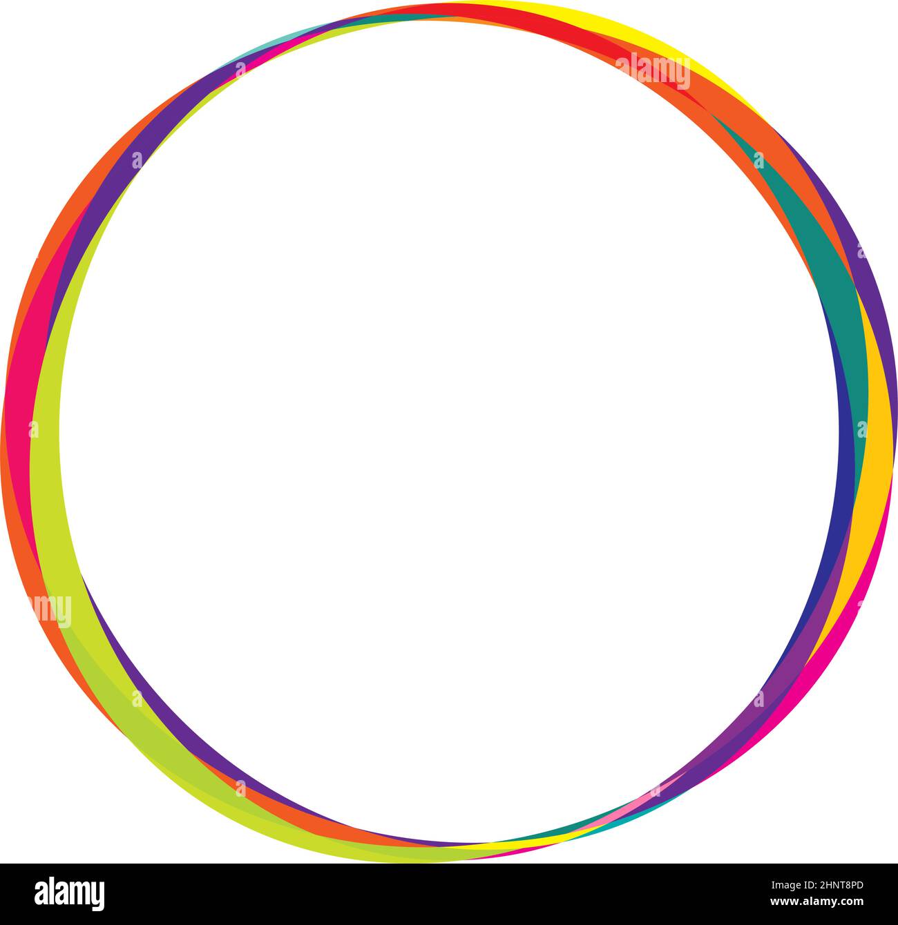 Abstract random circles geometric circular element - stock vector ...