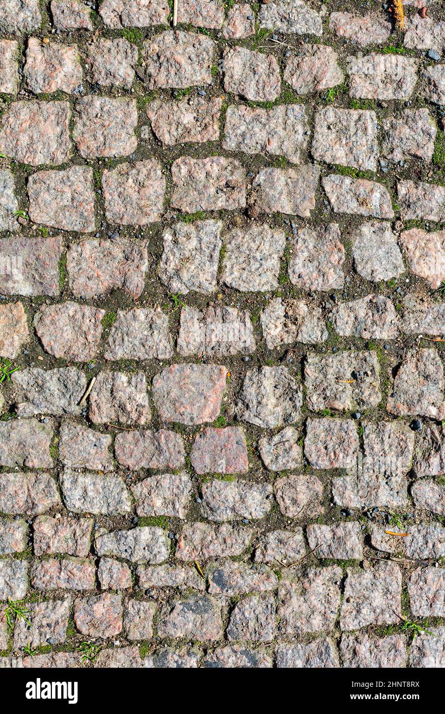 old cobble stone pattern at the street Stock Photo - Alamy