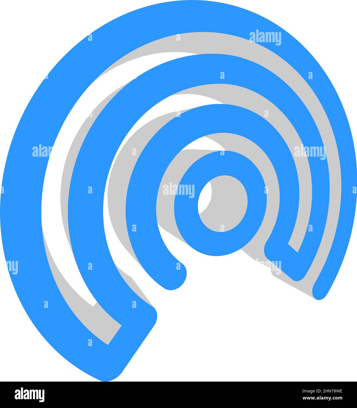 Wireless, cordless signal, internet, wifi shape icon, symbol - stock ...