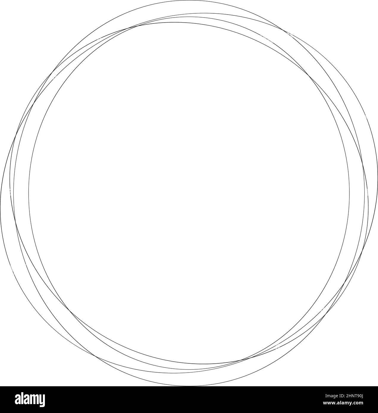 Abstract random circles geometric circular element - stock vector ...