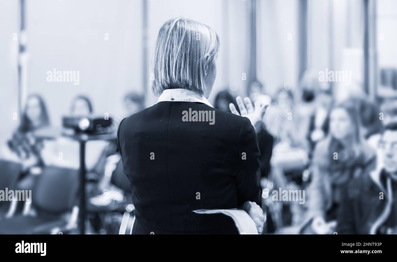 Speaker at podium conference hi-res stock photography and images - Alamy