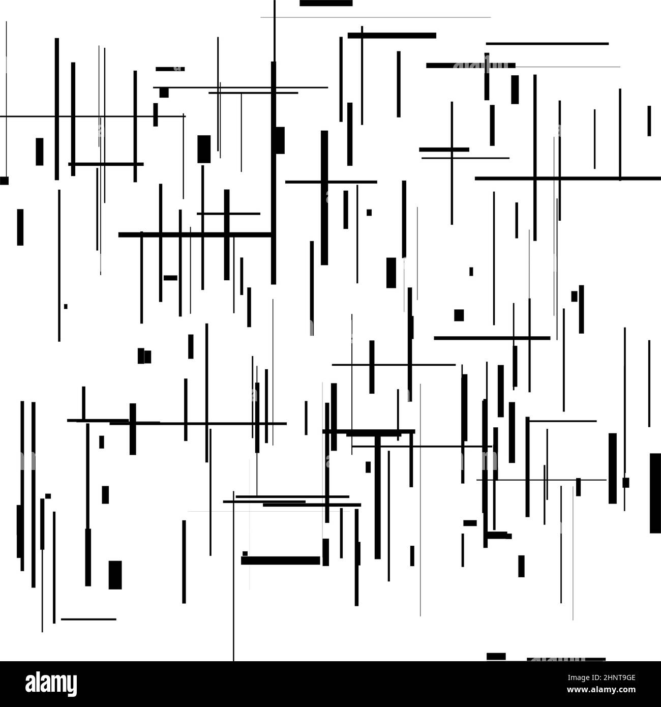 Random, chaotic grid, mesh pattern, geometric texture with random lines ...