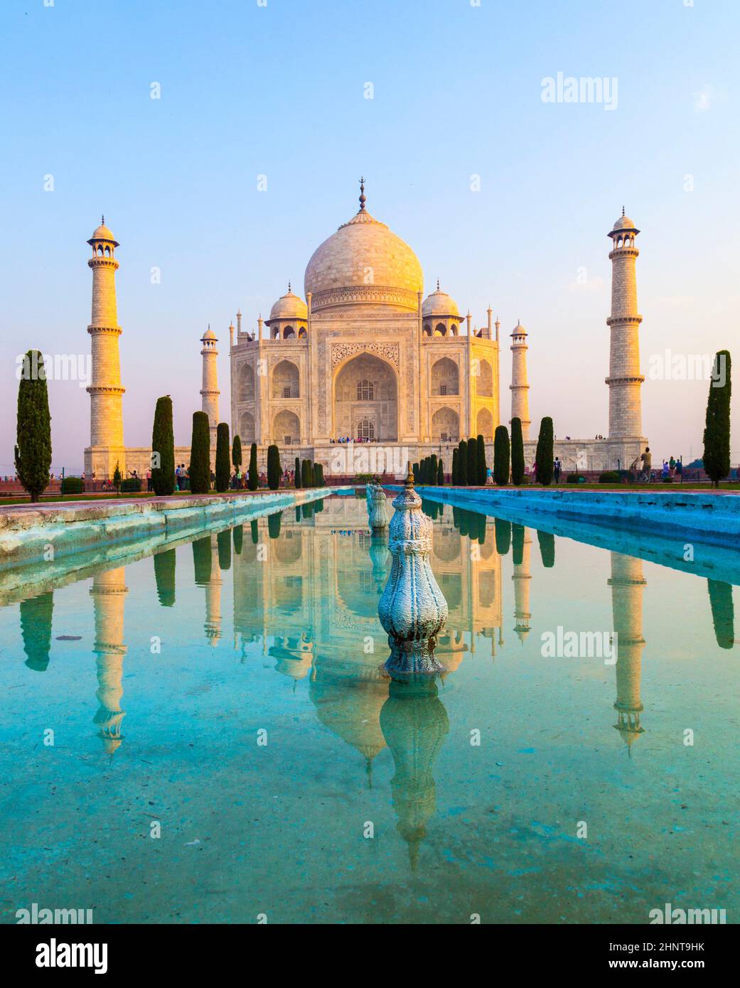 Taj Mahal in sunrise light, Agra, India Stock Photo - Alamy
