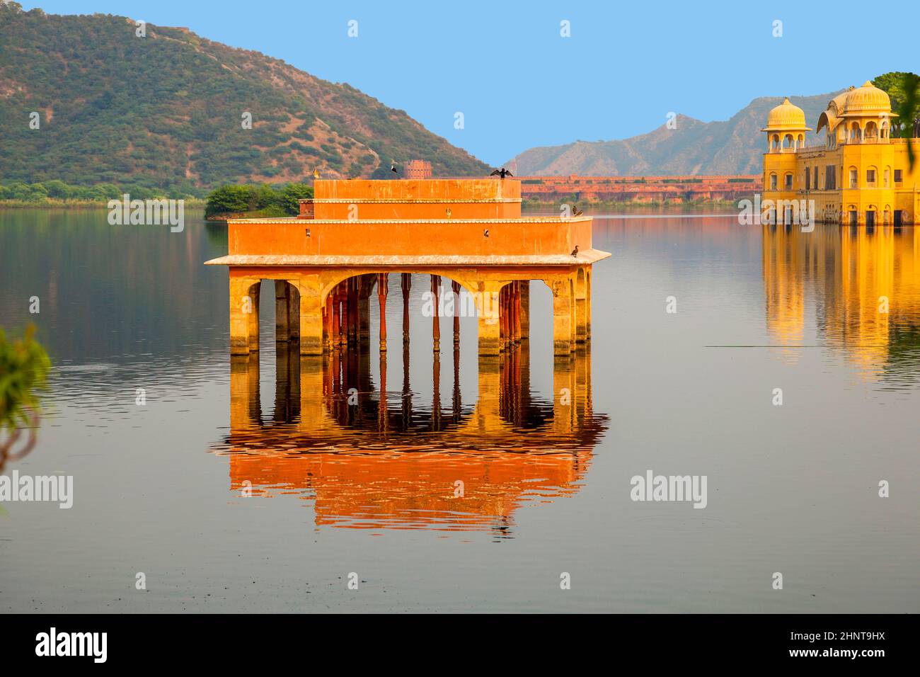 Water Palace (Jal Mahal) in Man Sagar Lake. Jaipur, Rajasthan, India ...