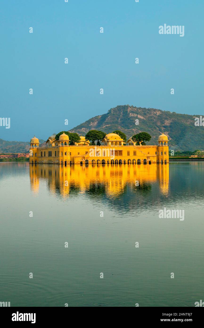 Water Palace (Jal Mahal) in Man Sagar Lake. Jaipur, Rajasthan, India ...