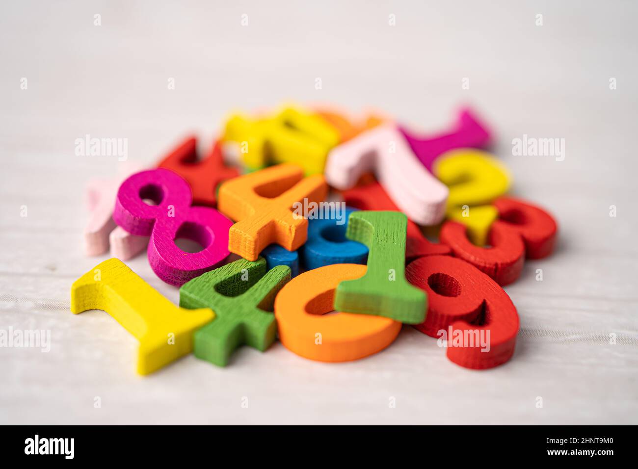 Math number colorful wooden, education study mathematics learning teach ...