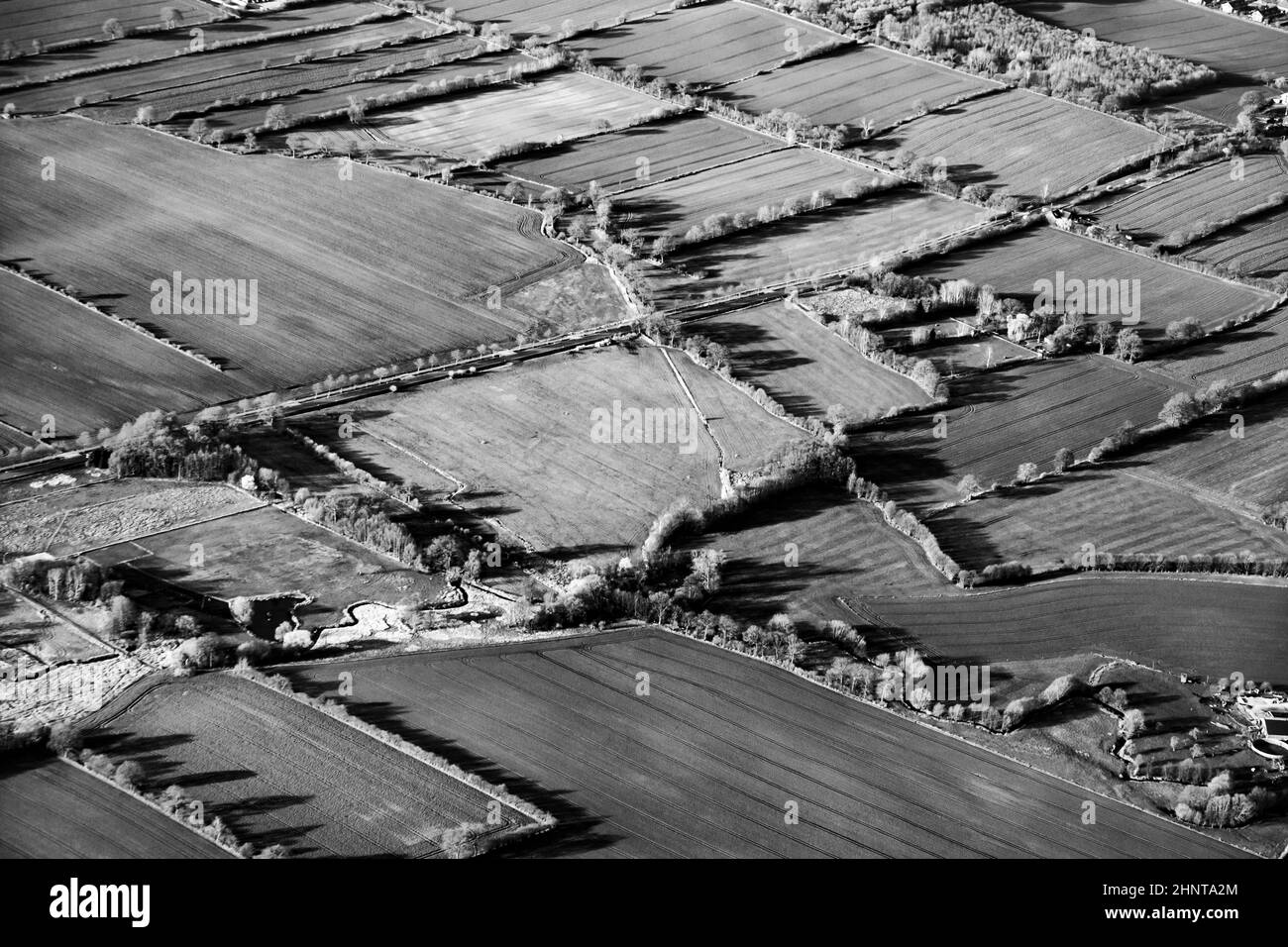 aerial view of green fields and slopes in Hamburg Stock Photo - Alamy