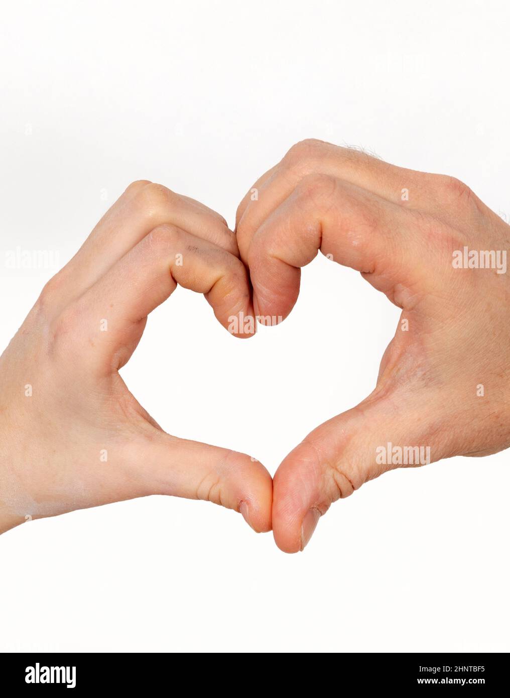 finger showing love sign by building a heart as symbol Stock Photo - Alamy
