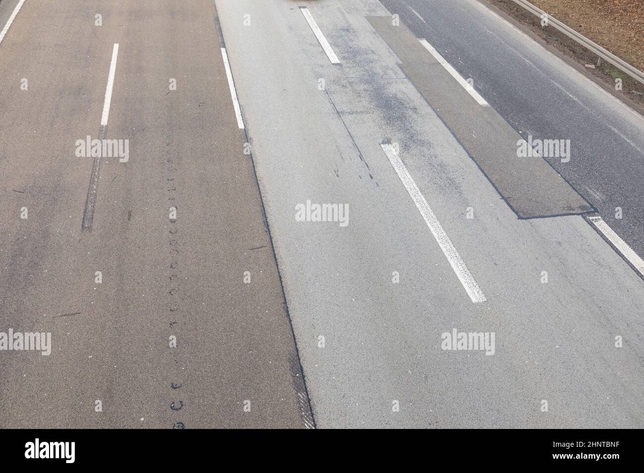 aerial of german highway near Frankfurt Stock Photo - Alamy