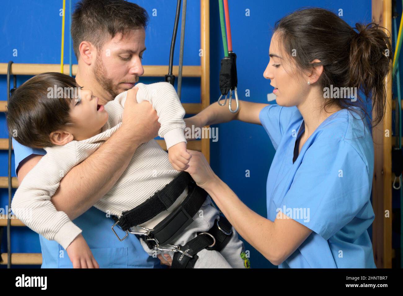 Physiotherapists Preparing a children with disability for ...