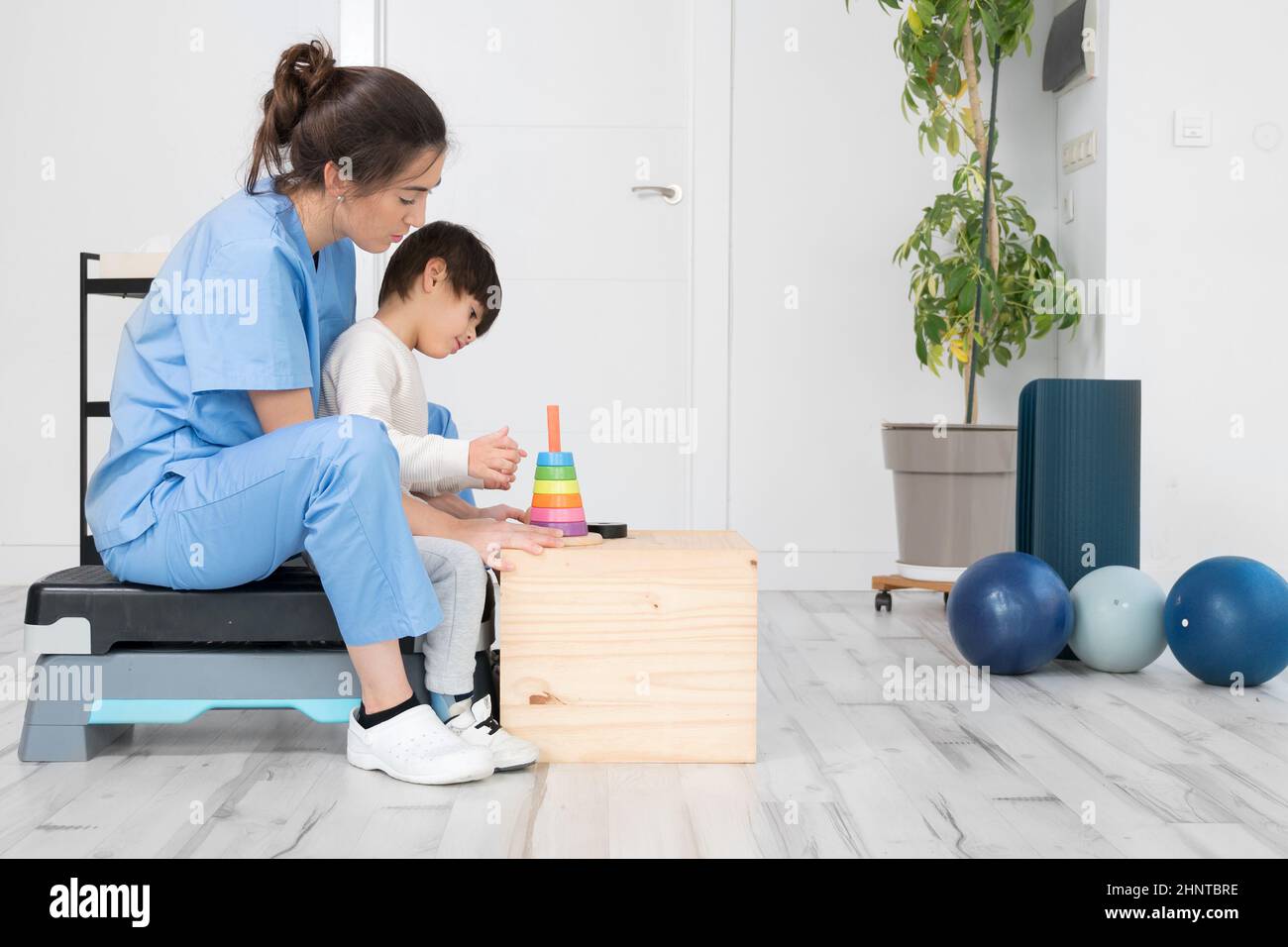 Learning disabilities care worker hi-res stock photography and images ...