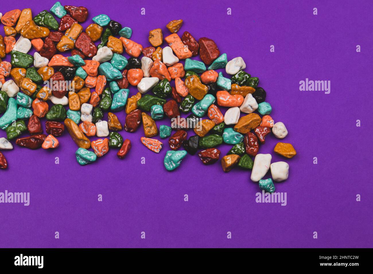 Candy pebbles. sweets in the form of colored stones. colorful candies ...