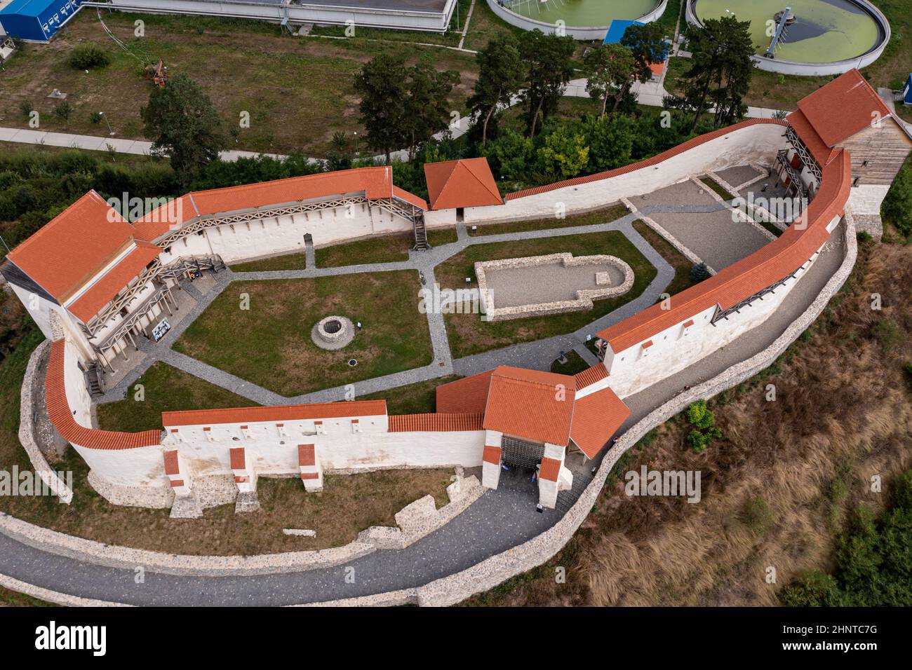 The Marienburg castle of Feldiora in Romania Stock Photo - Alamy