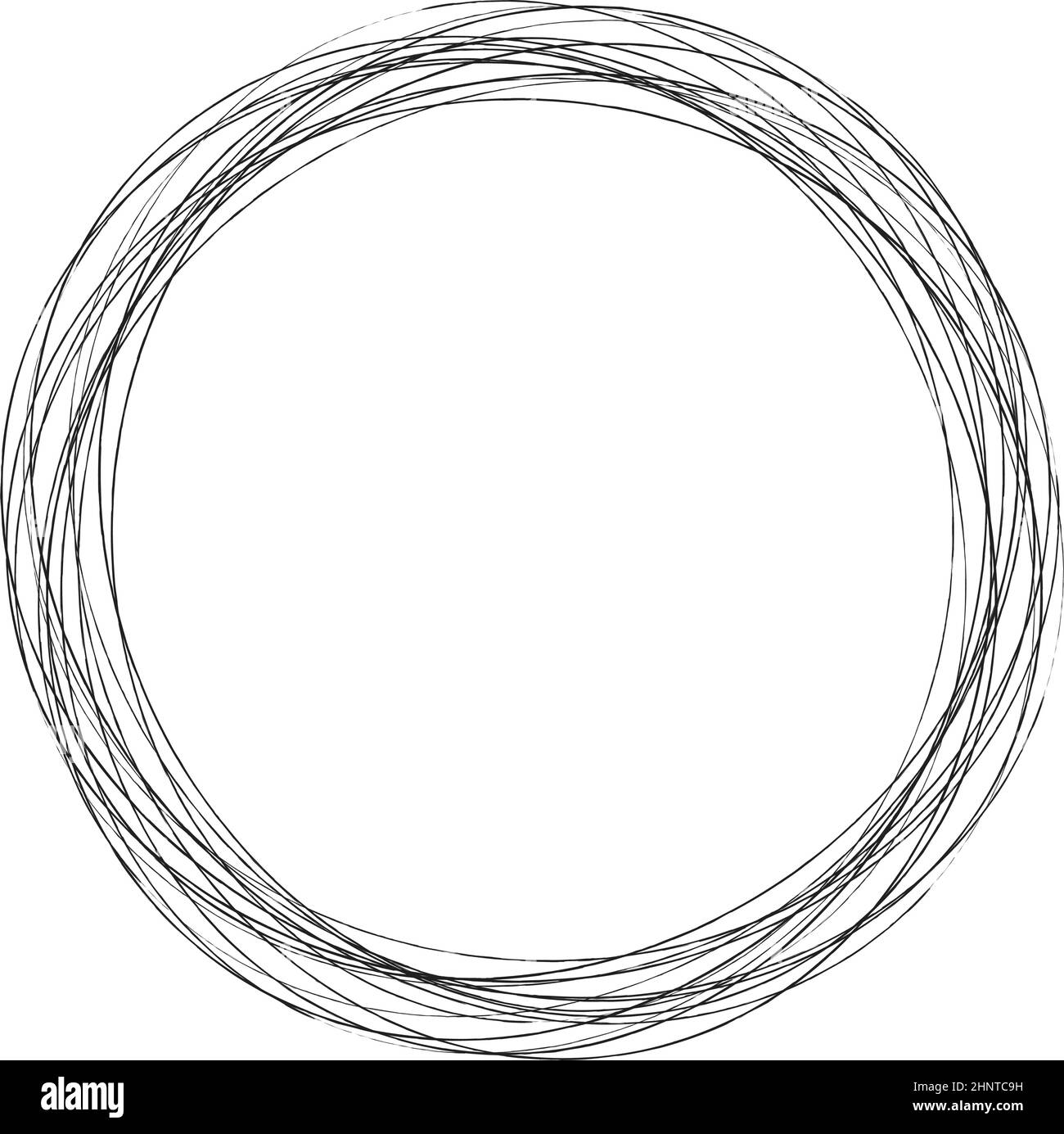 Abstract random circles geometric circular element - stock vector ...