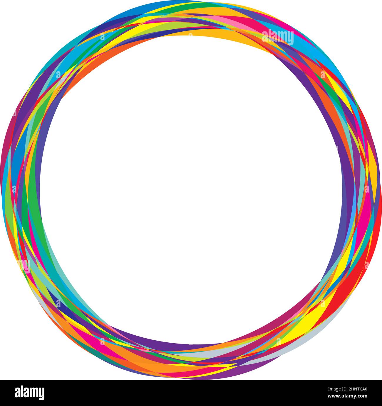 Abstract random circles geometric circular element - stock vector ...