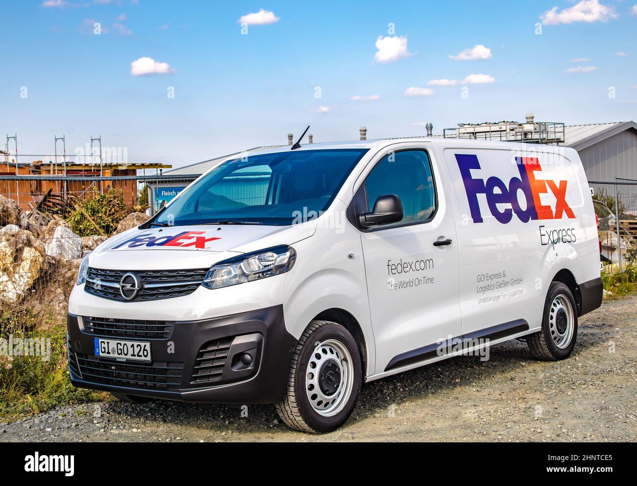 Package delivery city hi-res stock photography and images - Alamy