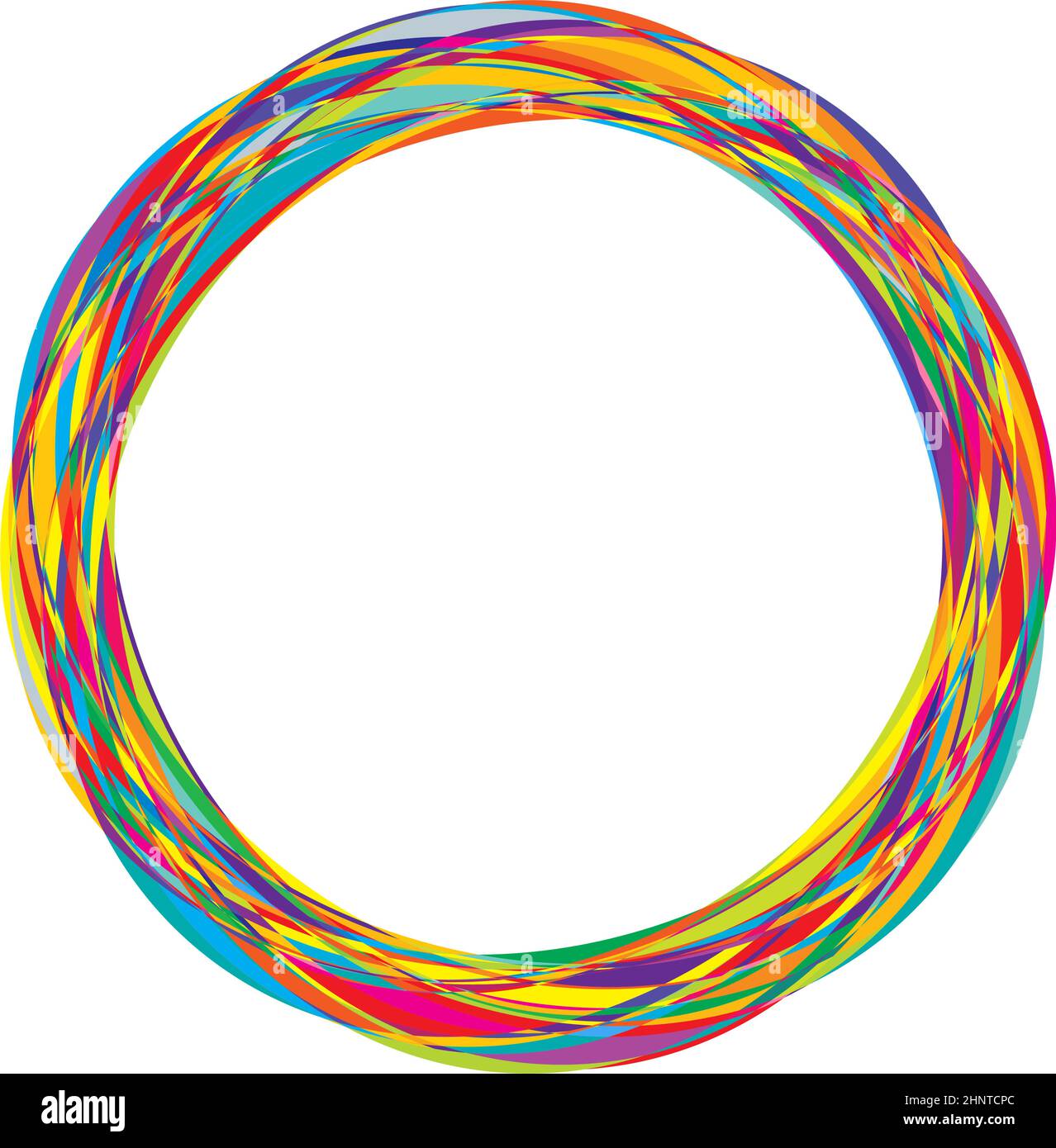 Abstract random circles geometric circular element - stock vector ...