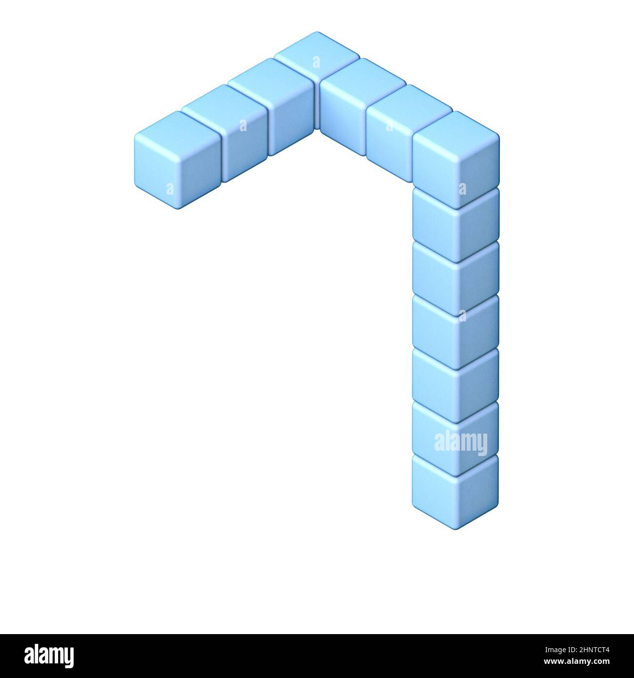 Blue cube orthographic font Number 7 SEVEN 3D render illustration ... Blue cube orthographic font Number 7 SEVEN 3D render illustration ...