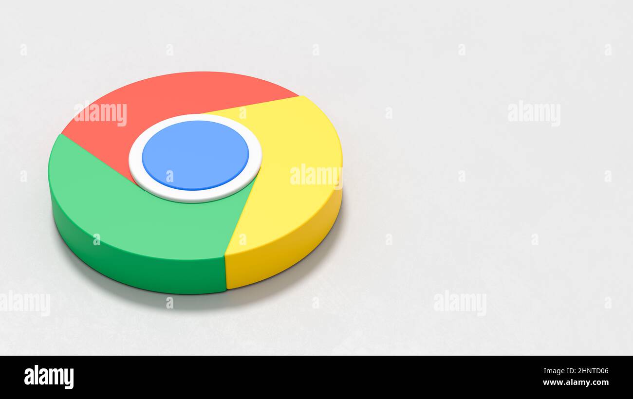 Google chrome logo hi-res stock photography and images - Alamy