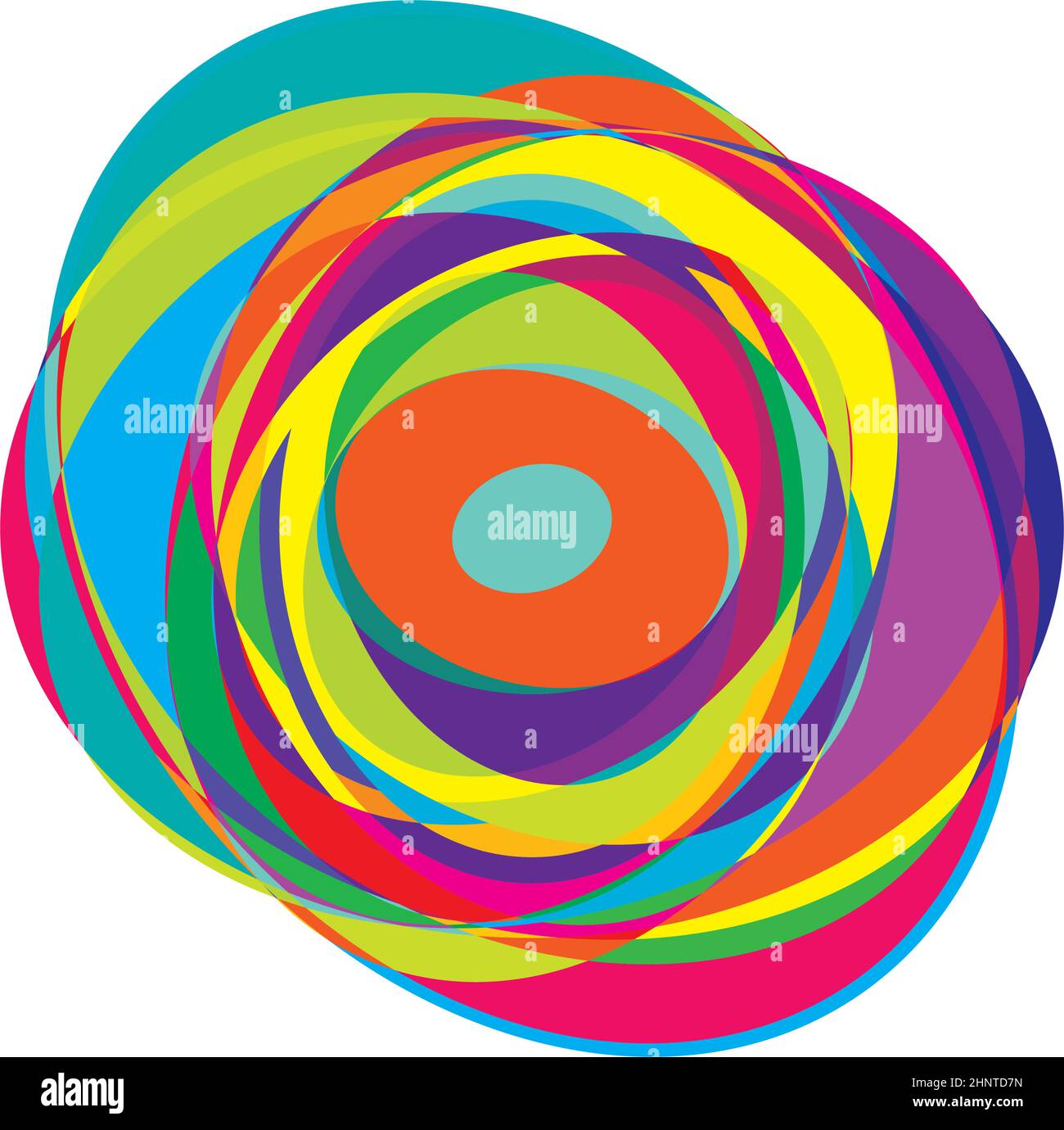 Abstract random circles geometric circular element - stock vector ...