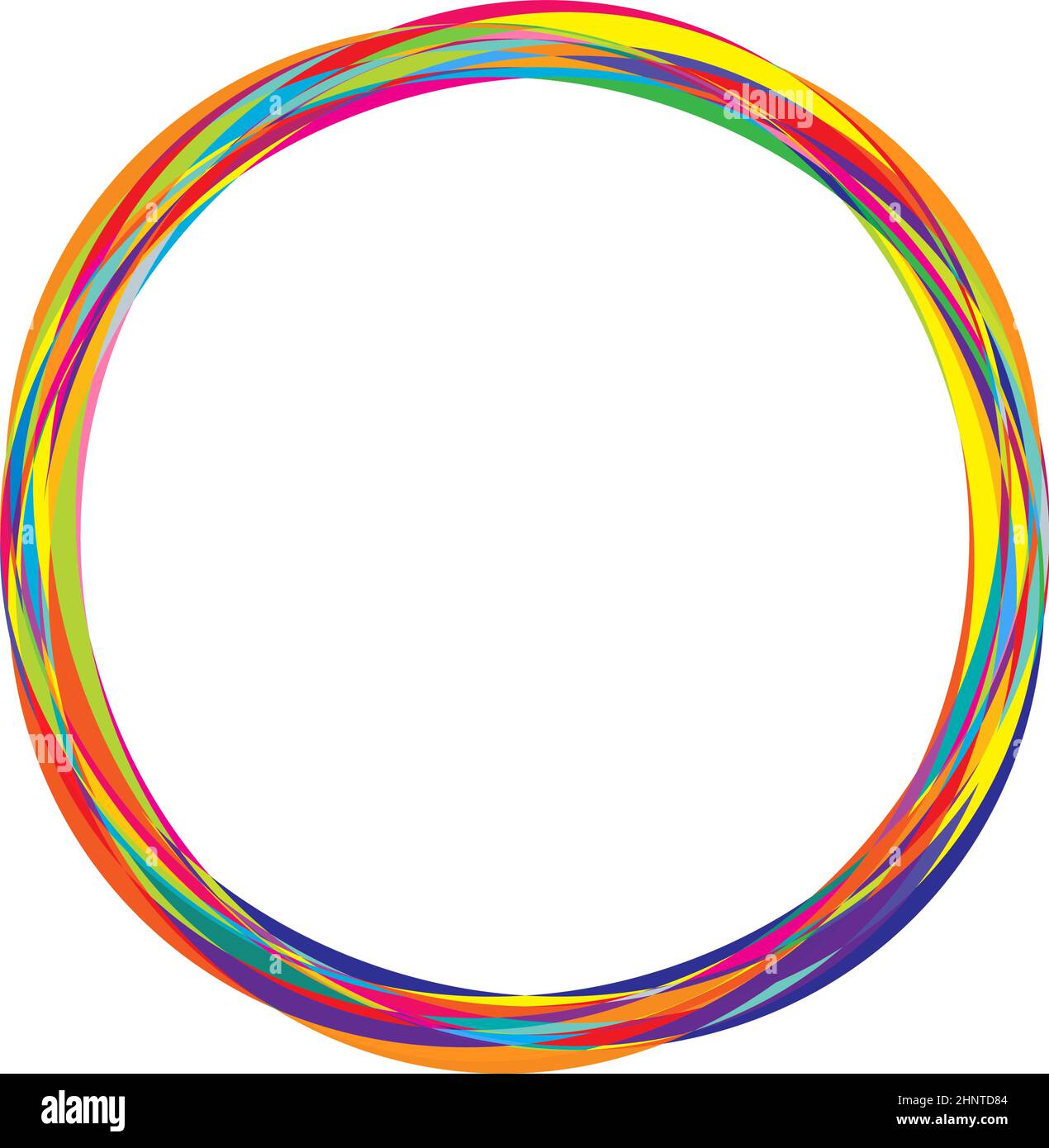 Abstract random circles geometric circular element - stock vector ...
