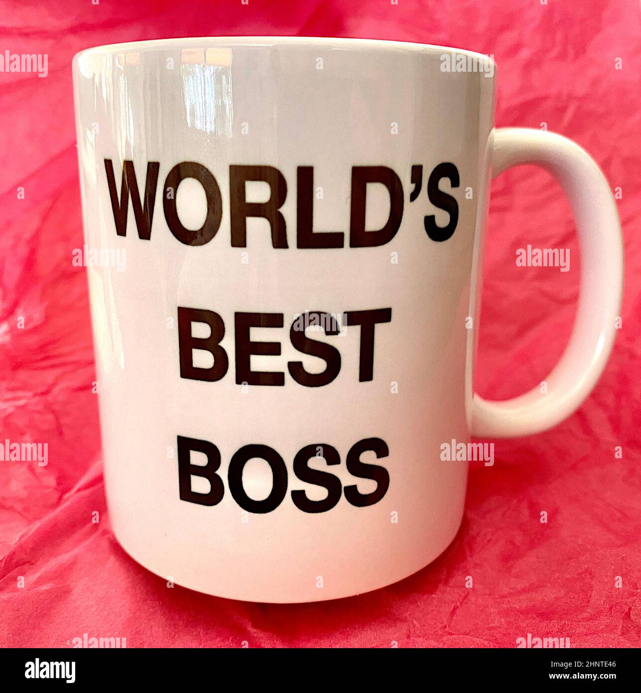 Worlds best boss mug hi-res stock photography and images - Alamy