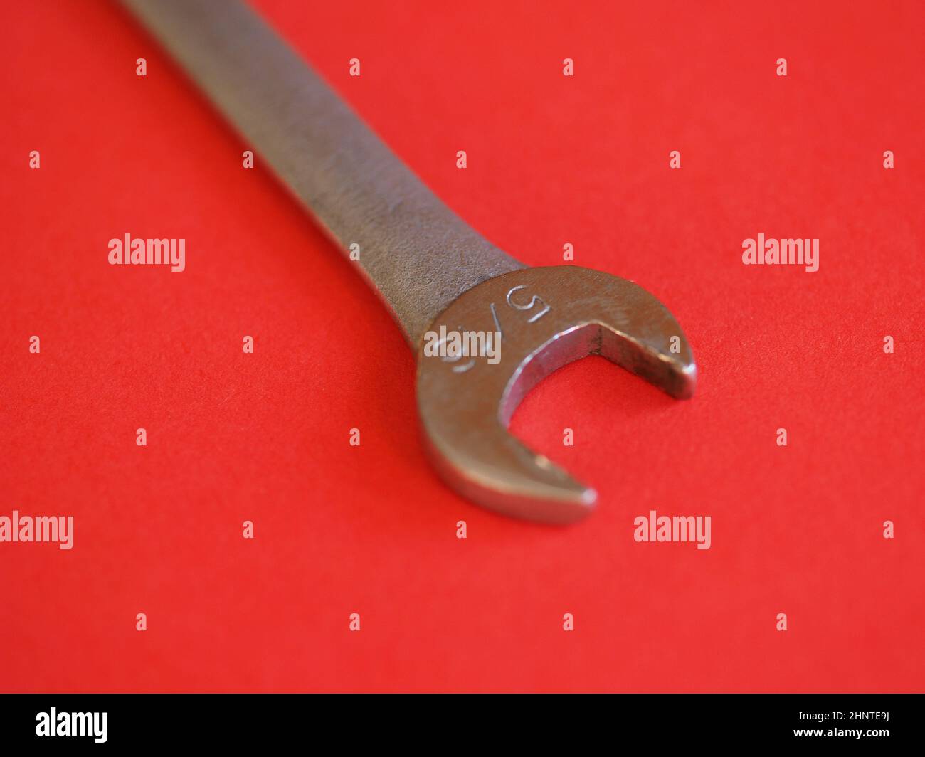 wrench spanner tool Stock Photo - Alamy