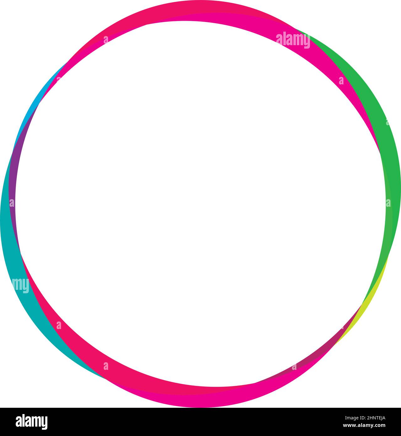 Abstract random circles geometric circular element - stock vector ...