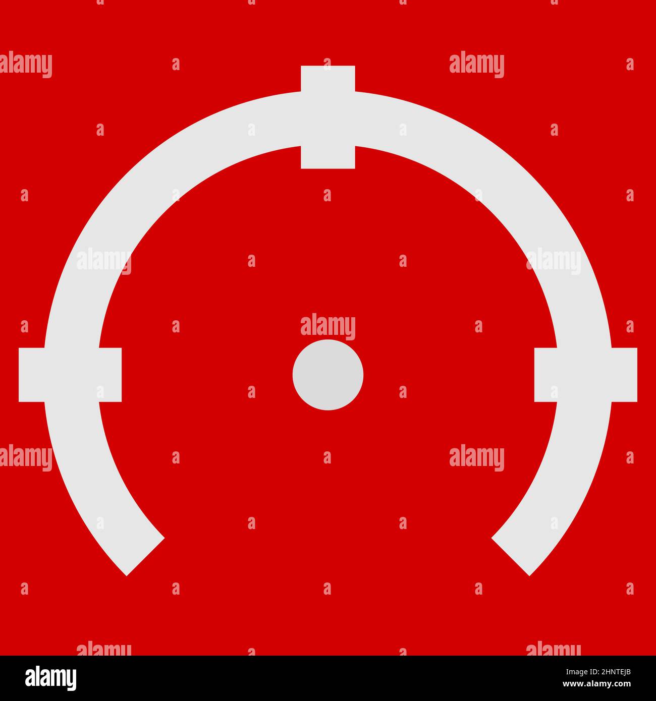 Crosshair, target mark, reticule icon, symbol - stock vector ...