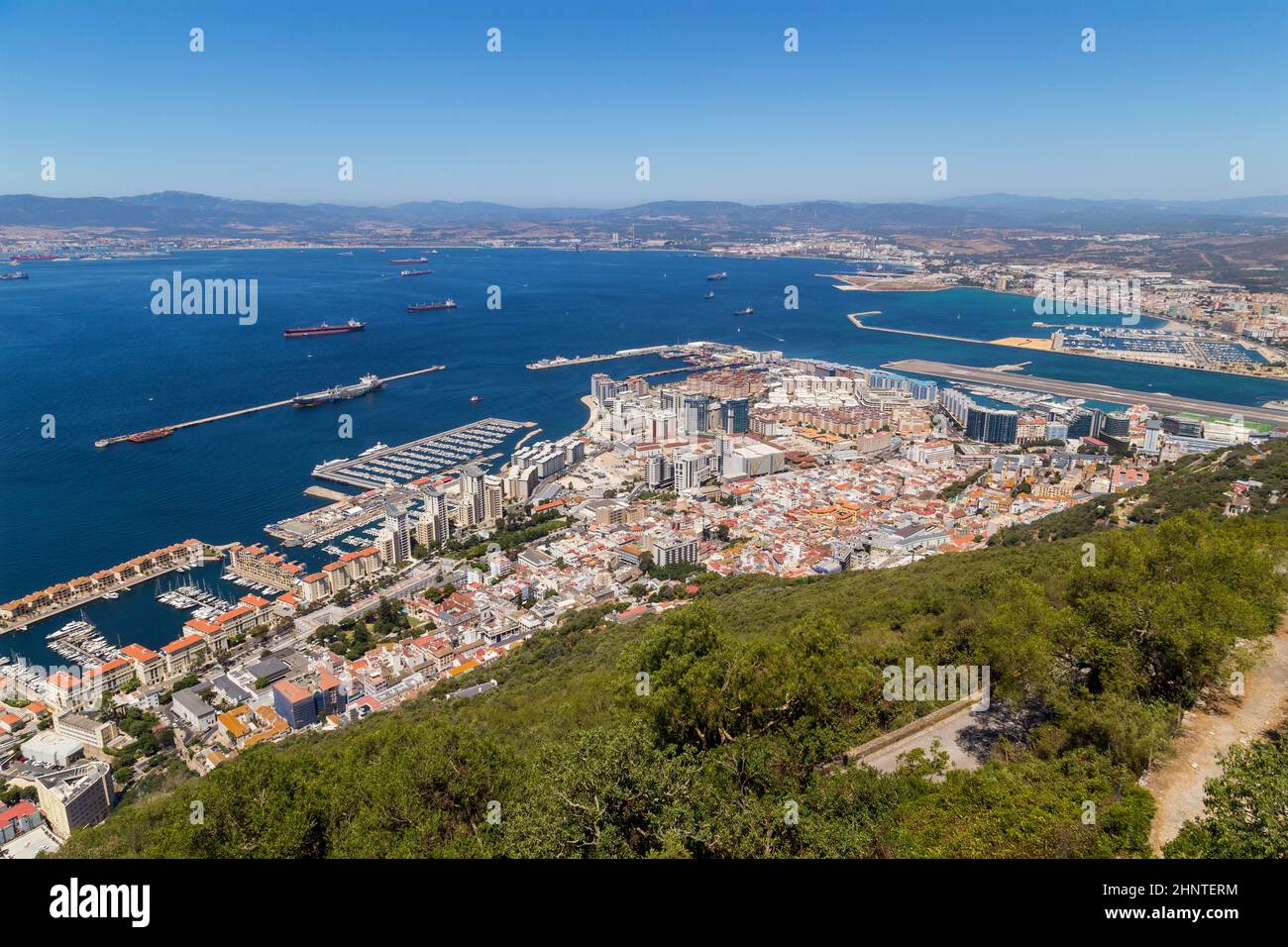 Strait of gibraltar aerial hi-res stock photography and images - Alamy