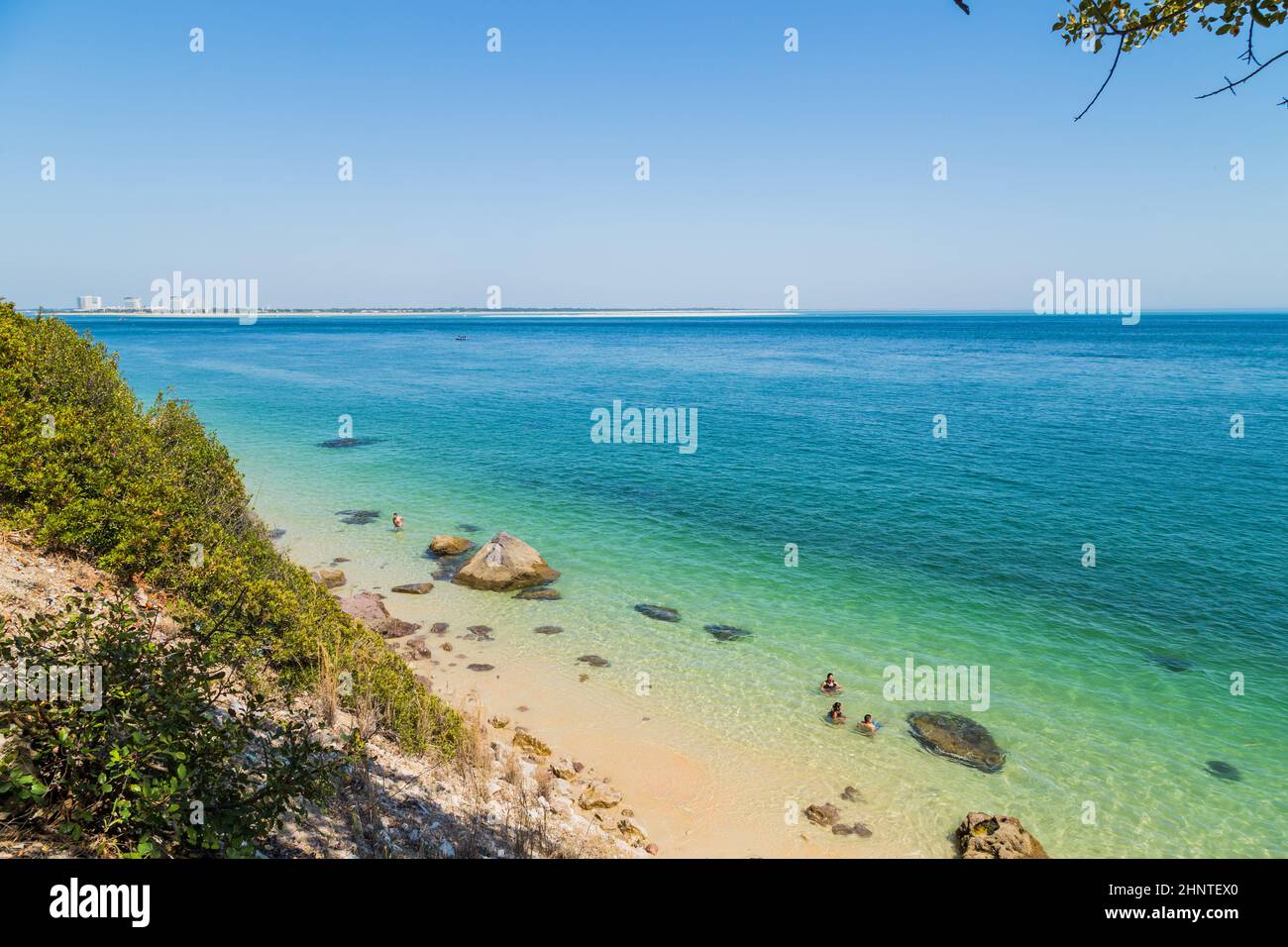 Beach in Arrabida Stock Photo - Alamy