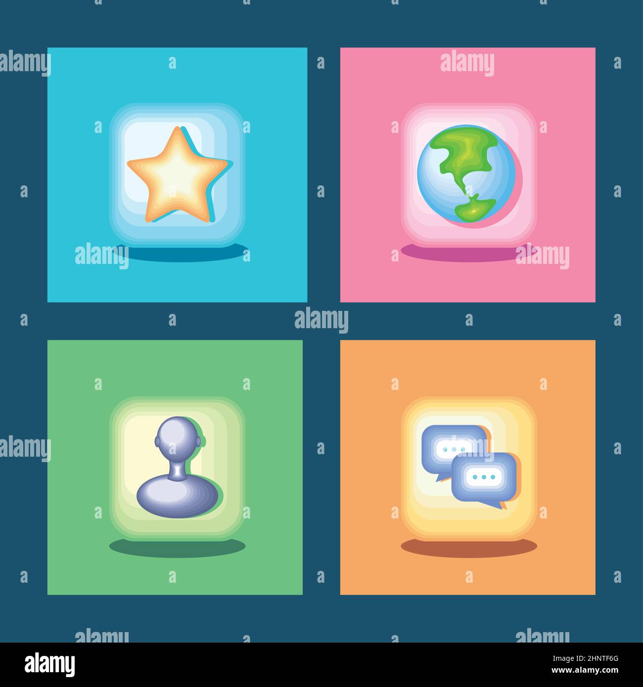application icons vector Stock Vector Image & Art - Alamy