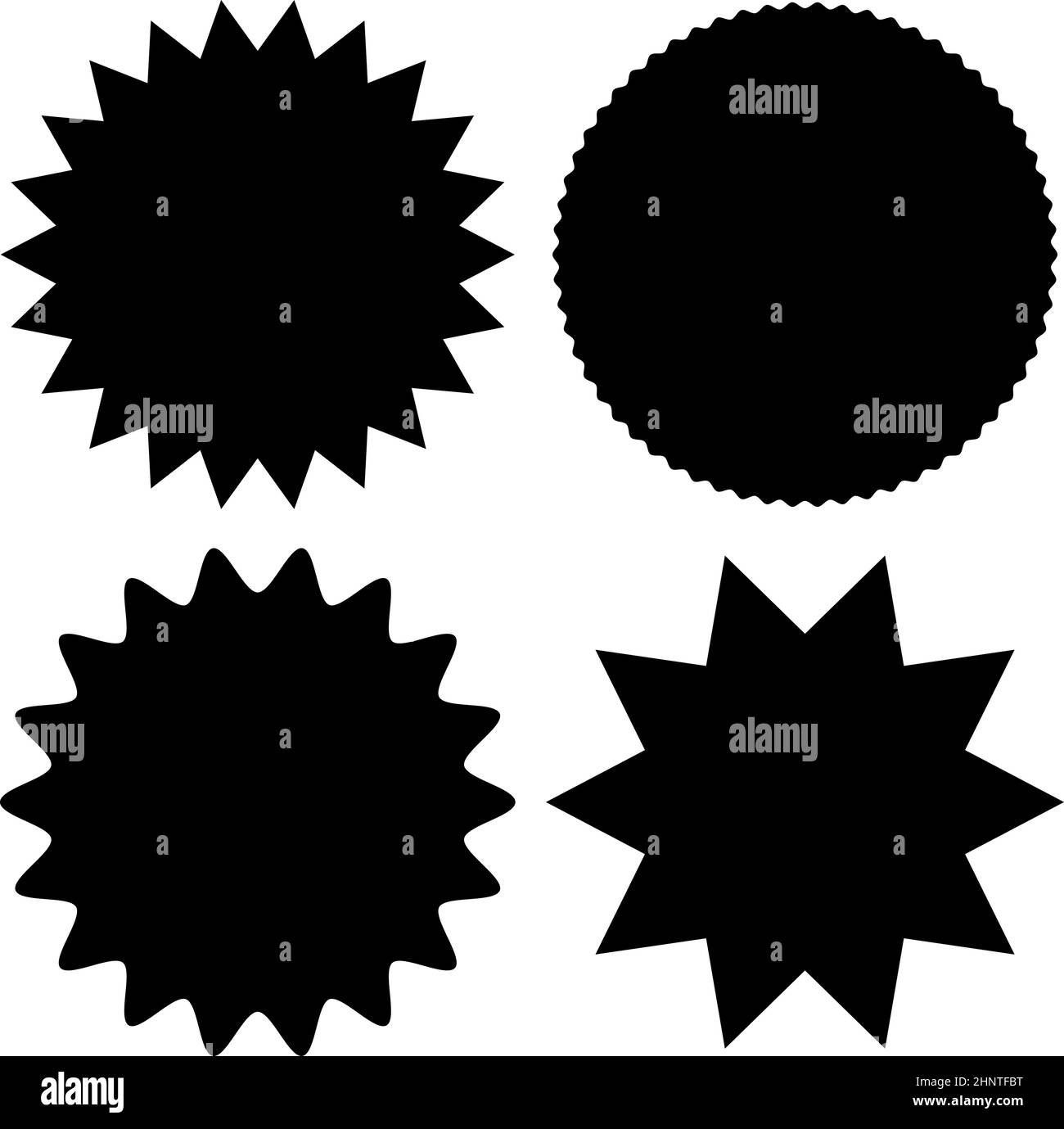 Starburst, sunburst price tag, label with empty, blank space. Price ...