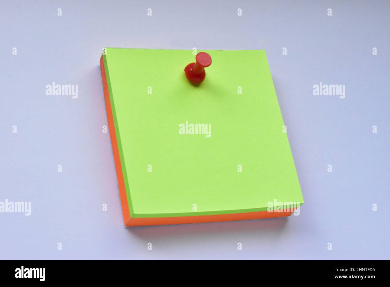 Post-it notes on a white background Stock Photo - Alamy