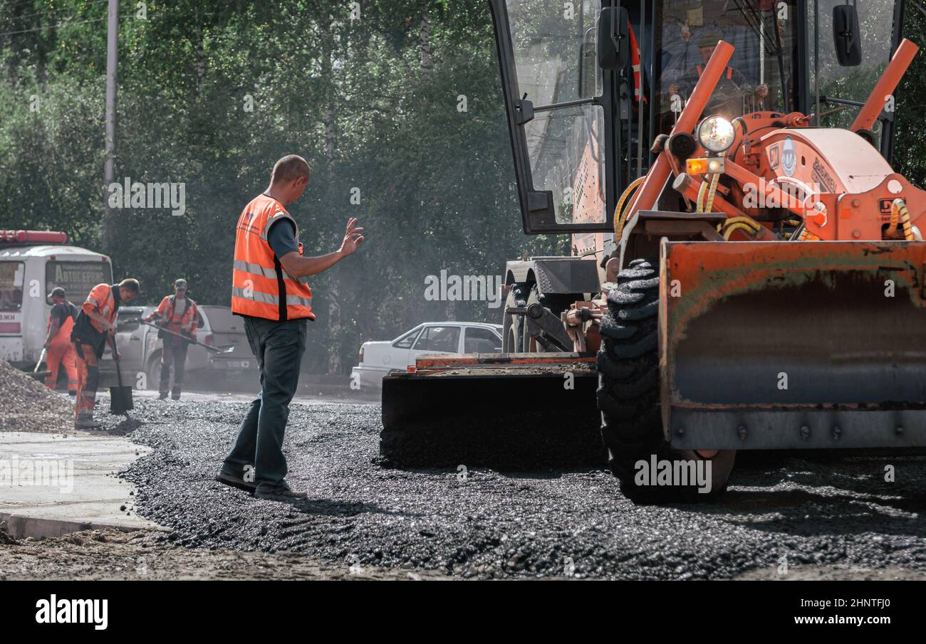 Roadbed construction hi-res stock photography and images - Alamy