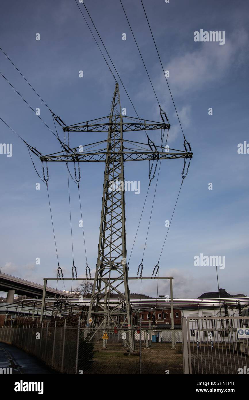 large power pole Stock Photo - Alamy