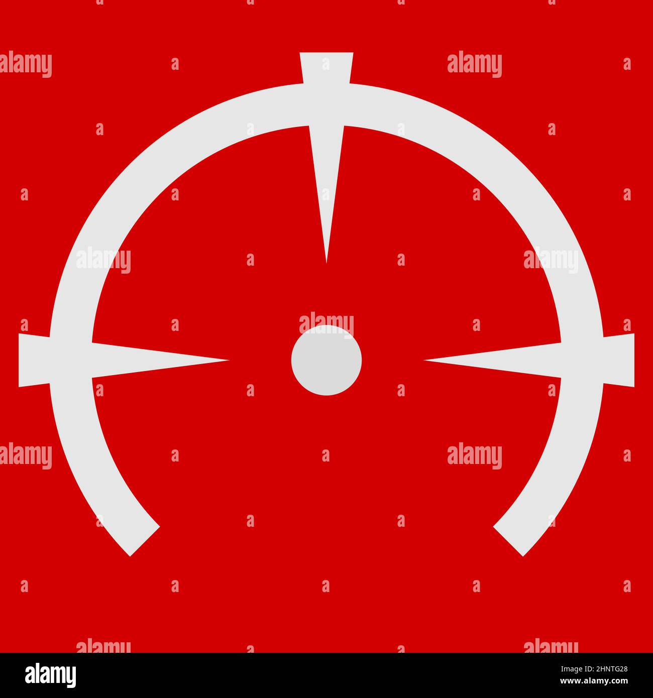 Crosshair, target mark, reticule icon, symbol - stock vector ...