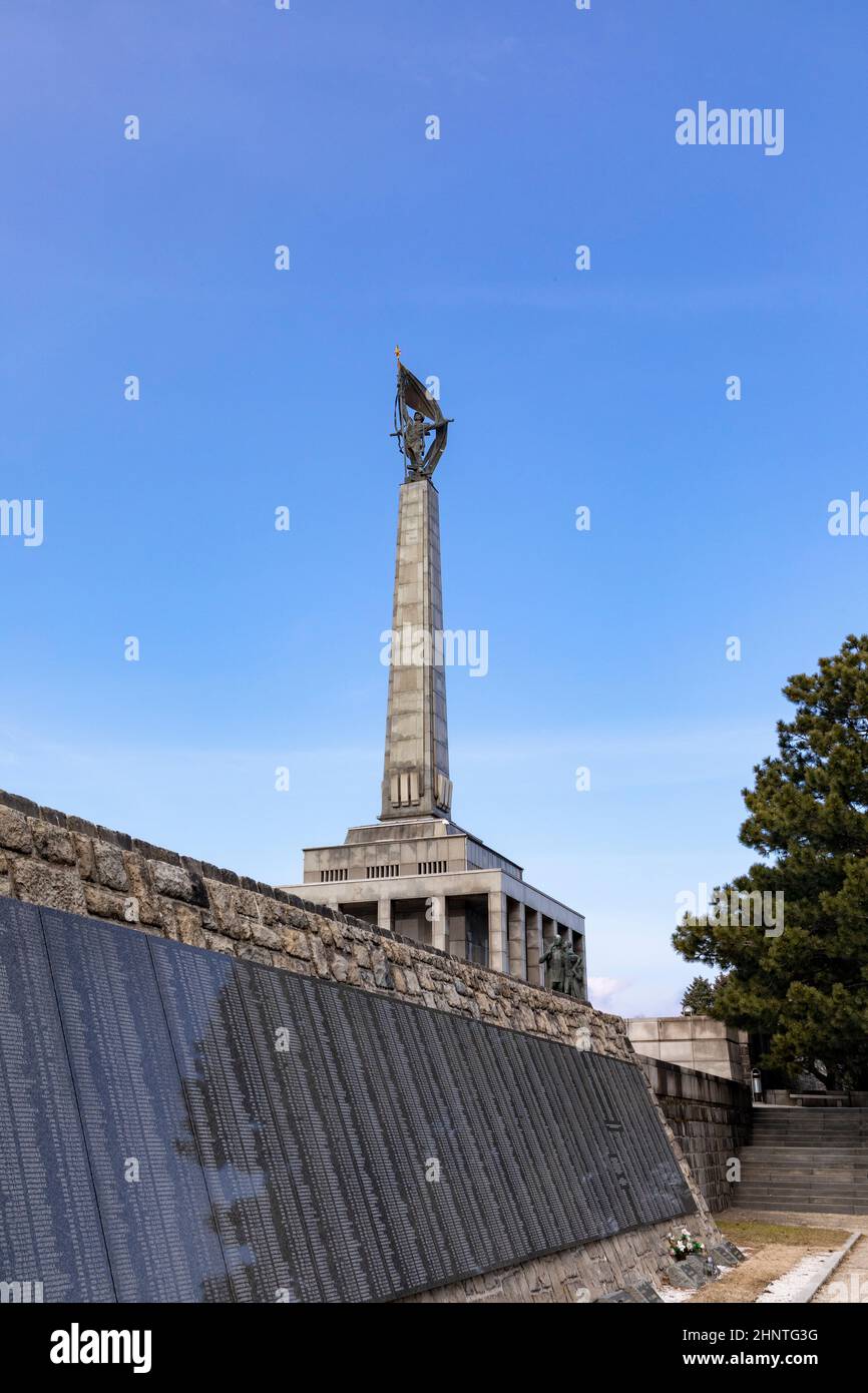 Slavin memorial monument and military cemetery hi-res stock photography ...