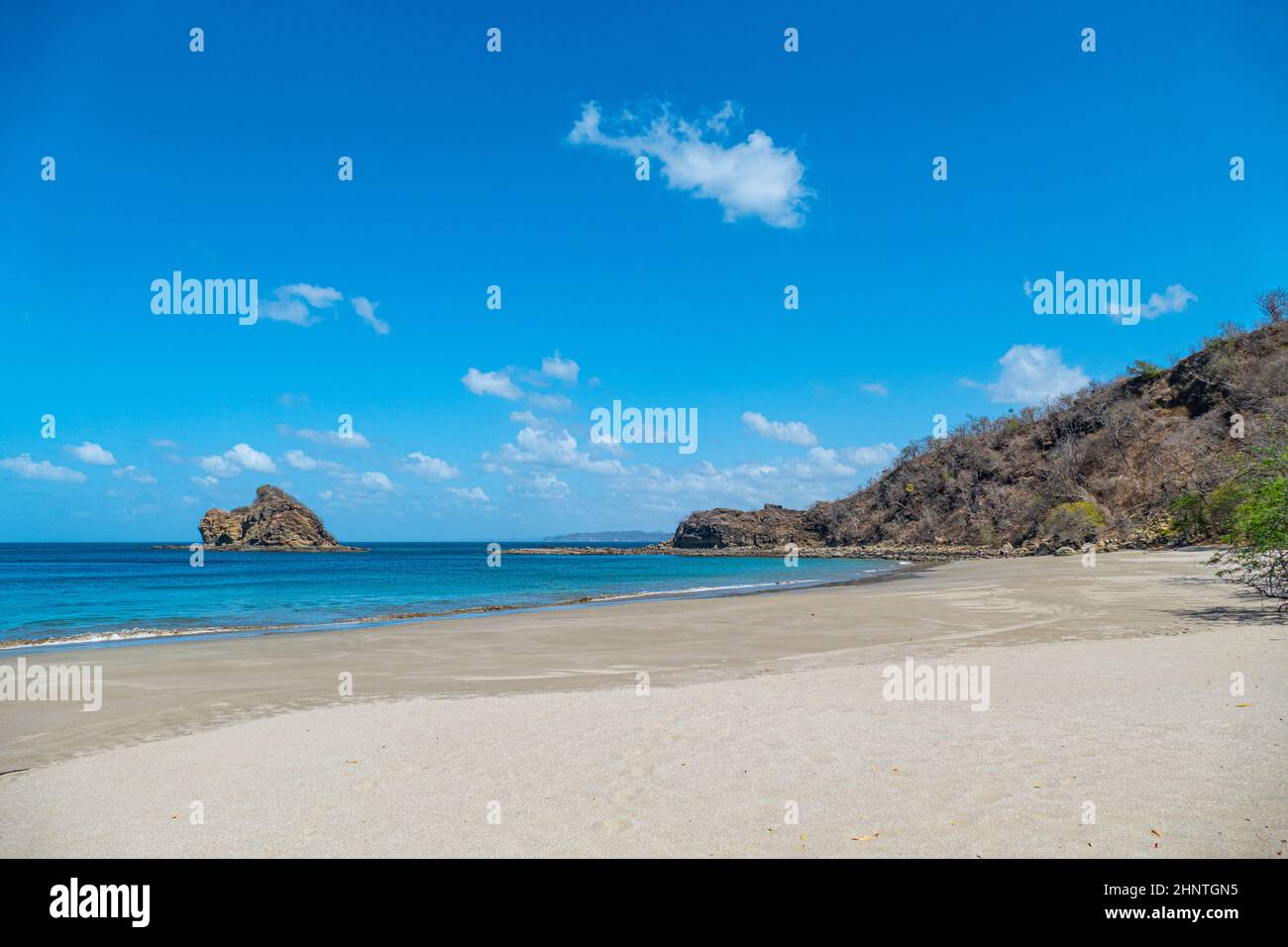 scenic beach in Costa Rica playa Rajadita Stock Photo - Alamy
