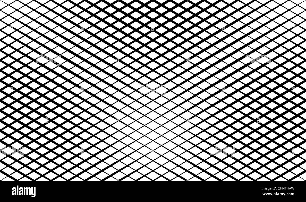 Diagonal, oblique grid, mesh pattern. Lattice, grating, trellis texture ...