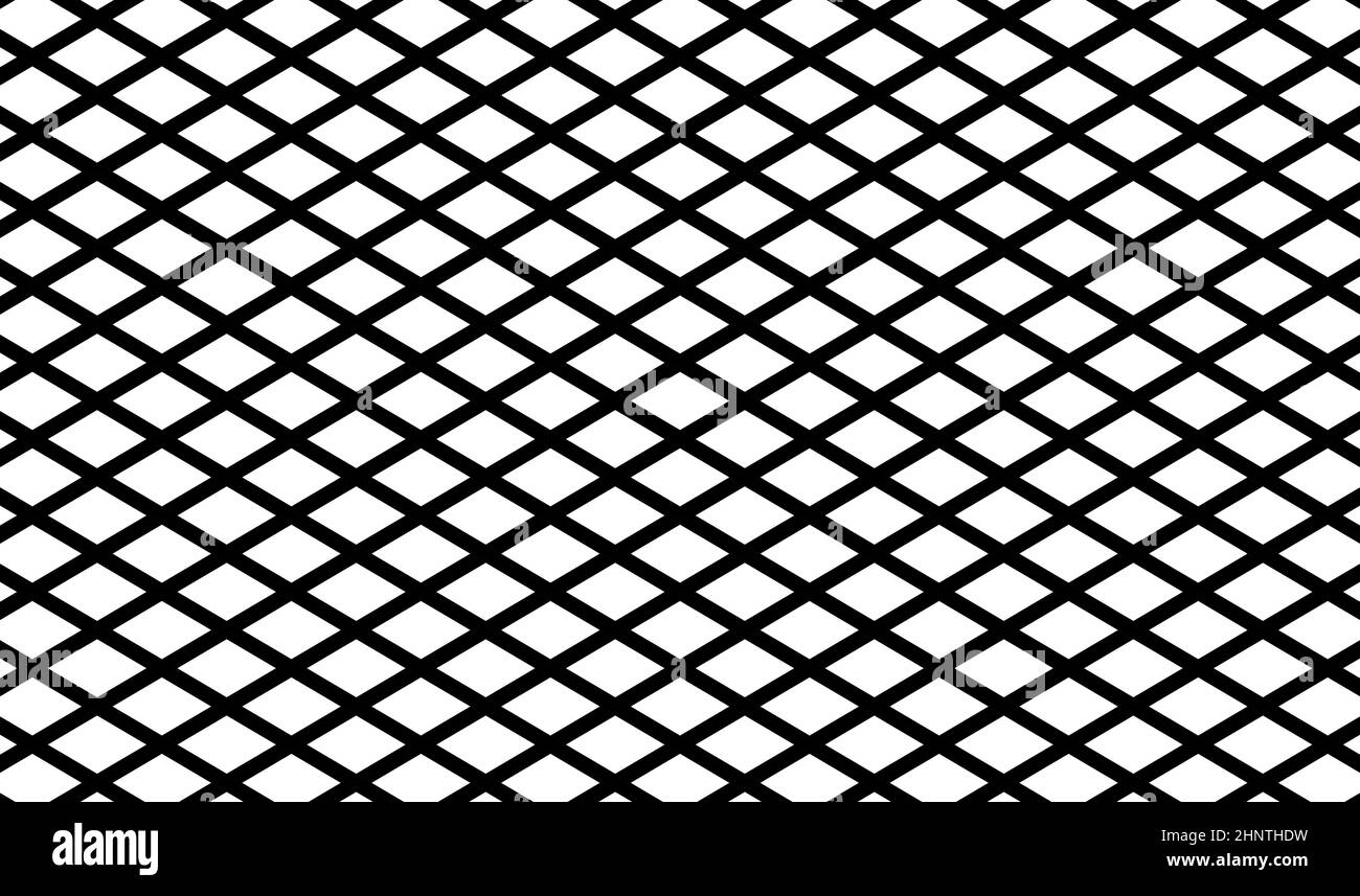 Diagonal, oblique grid, mesh pattern. Lattice, grating, trellis texture ...
