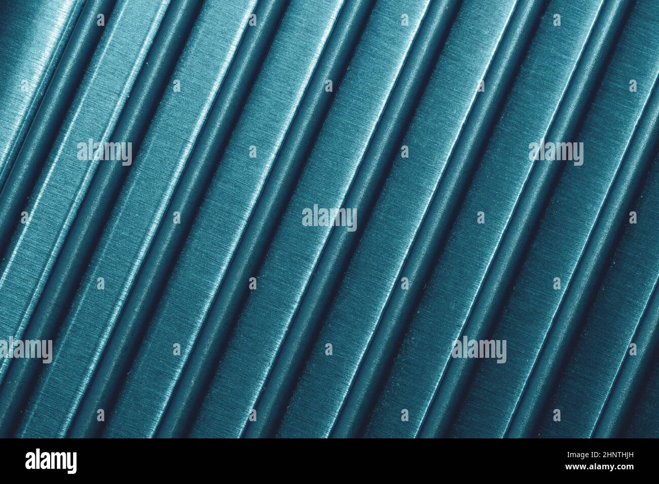 Striped surface with parallel lines. plastic background. colored metal ...