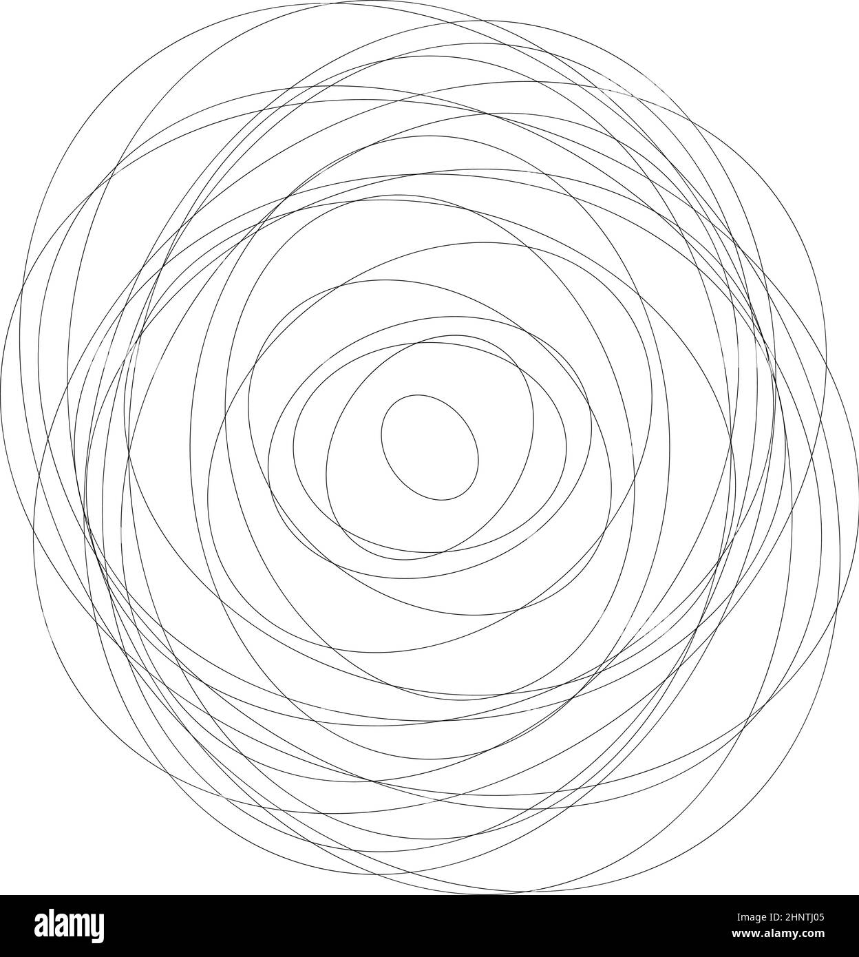 Abstract random circles geometric circular element - stock vector ...