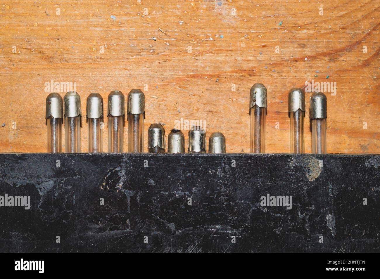 Fuse on wooden background. safety device for overcurrent protection ...