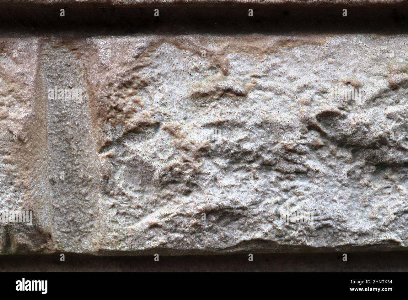 Close up detailed view on plastic foil and plastic surfaces in high ...